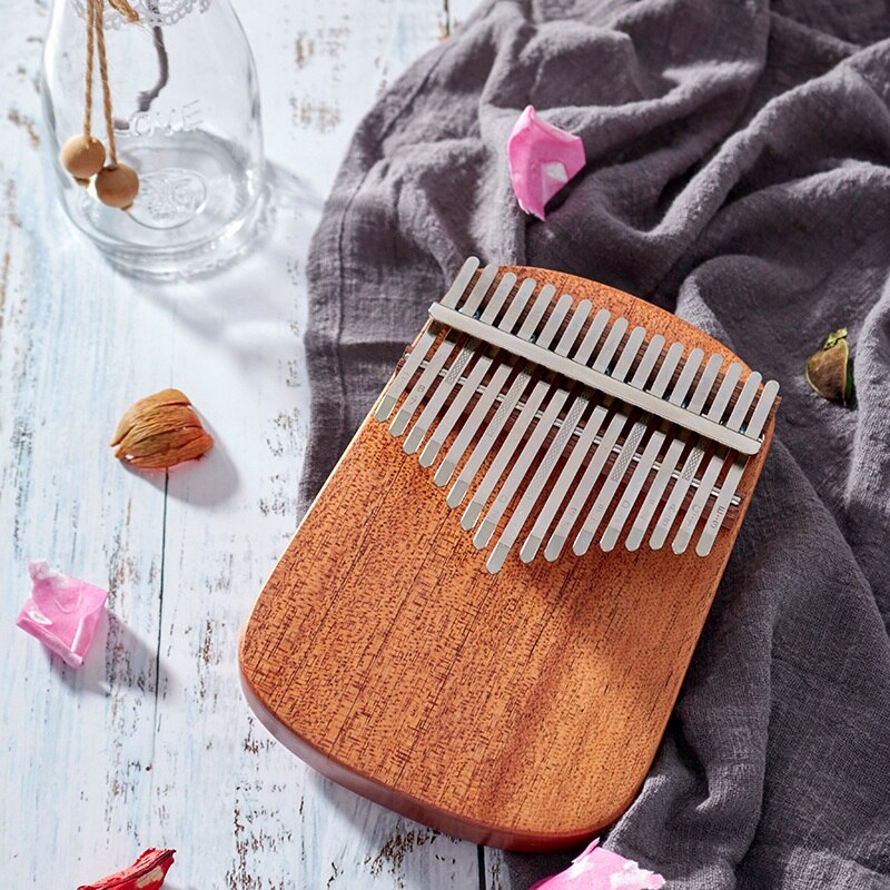 17-Key Kalimba Thumb Piano Mahogany Spruce Panel R... – Grandado