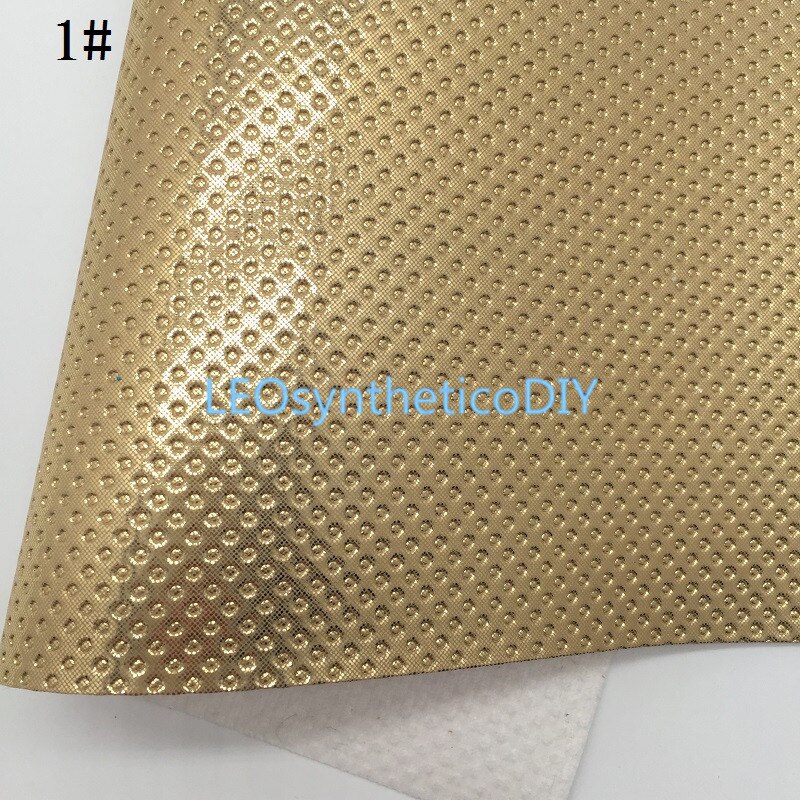 1PC 21X29CM Dots Embossed Synthetic Leather Fabric... – Vicedeal