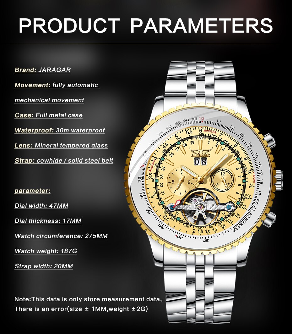 Mens Watches Jaragar Brand Men Automatic Mechanica... – Vicedeal