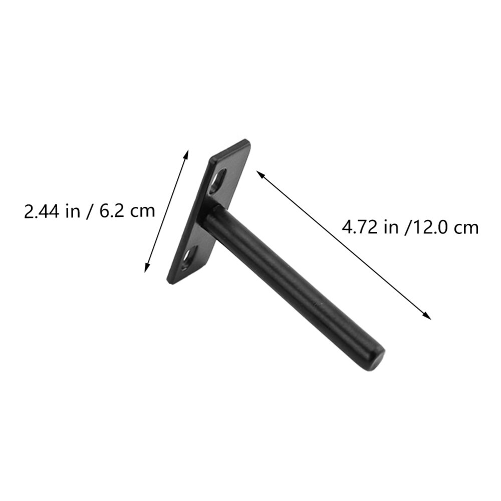 4 Set Iron Shelf Bracket Fastener Bracket Support ... – Grandado