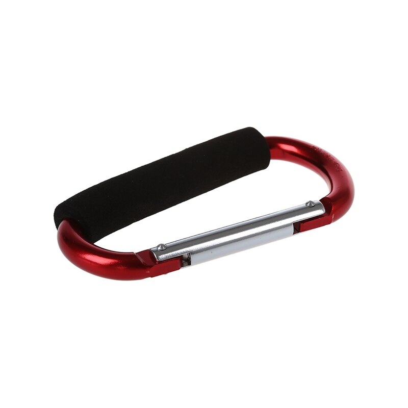 Large Clip Hook Aluminum Carabiner Red with Soft G... – Grandado