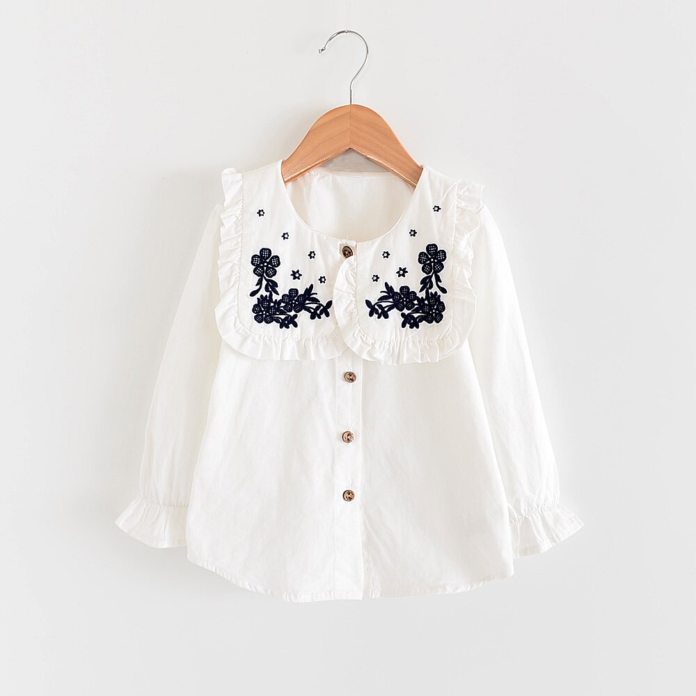 Babyinstar White Blouse Floral Shirts For Teens Sc... – Vicedeal