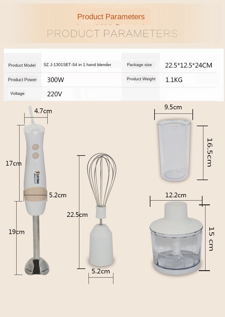 Multi-function household hand-held electric stir-r... – Grandado