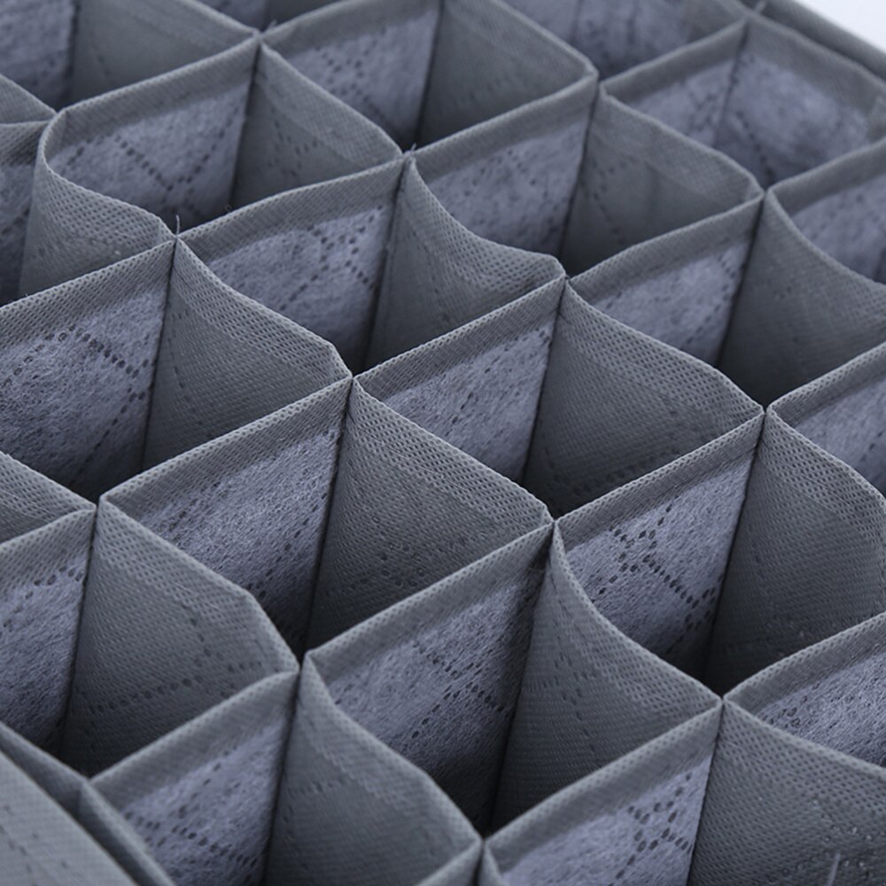 30 Grid Collapsible Storage Boxes Underwear Closet... – Grandado