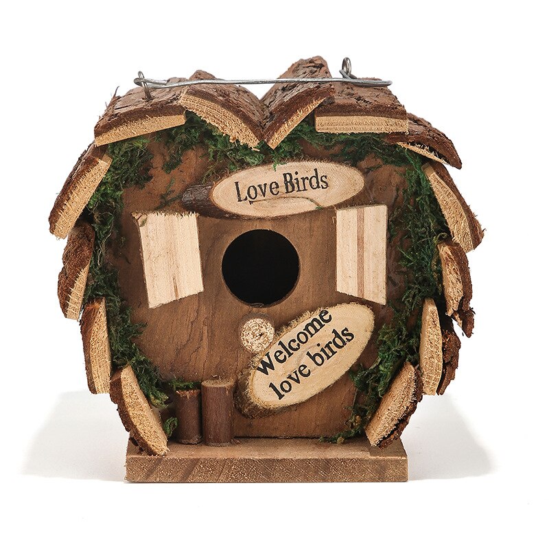 Bird House Breeding Cage Box Wooden Feeding Nest G... – Vicedeal