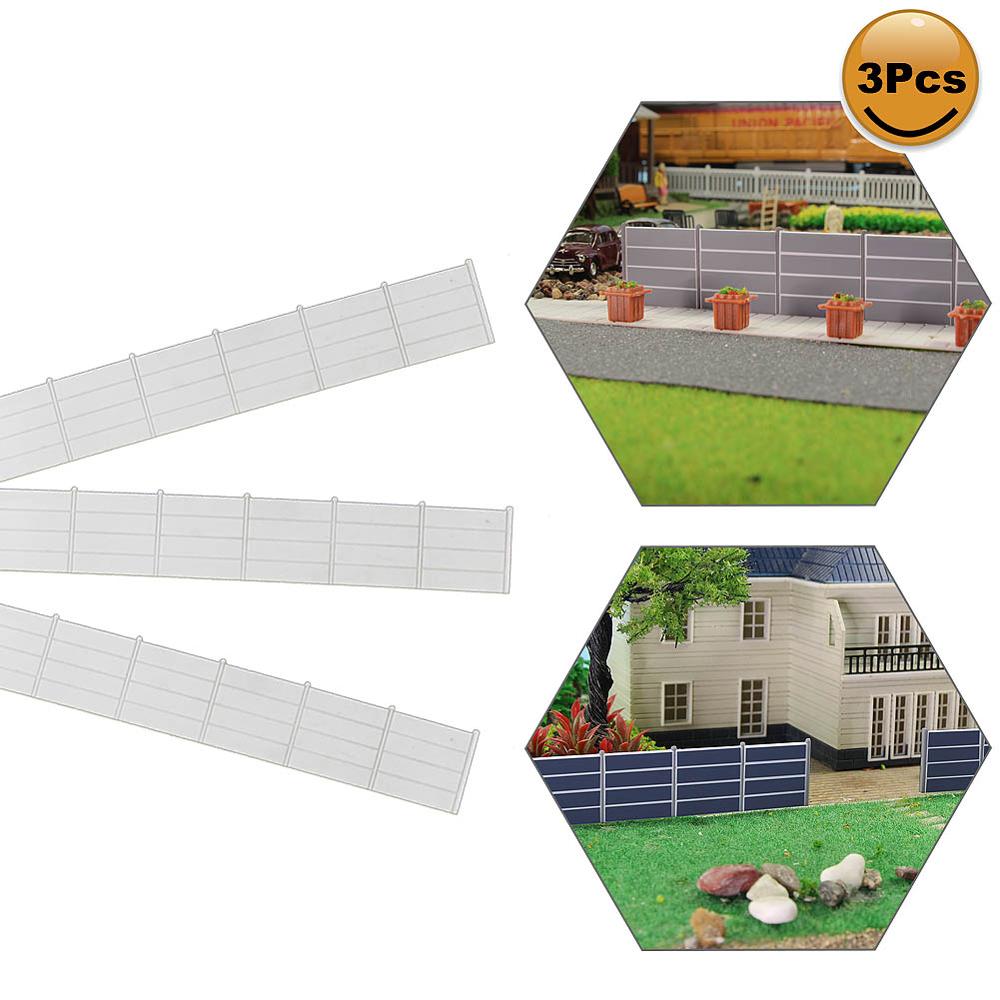 3pcs/6pcs Model Railway Diorama 1:87 Building Fenc... – Grandado