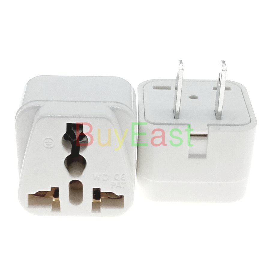 Universal to US Canada 2 Pin Power Plug Adapter AC... – Vicedeal