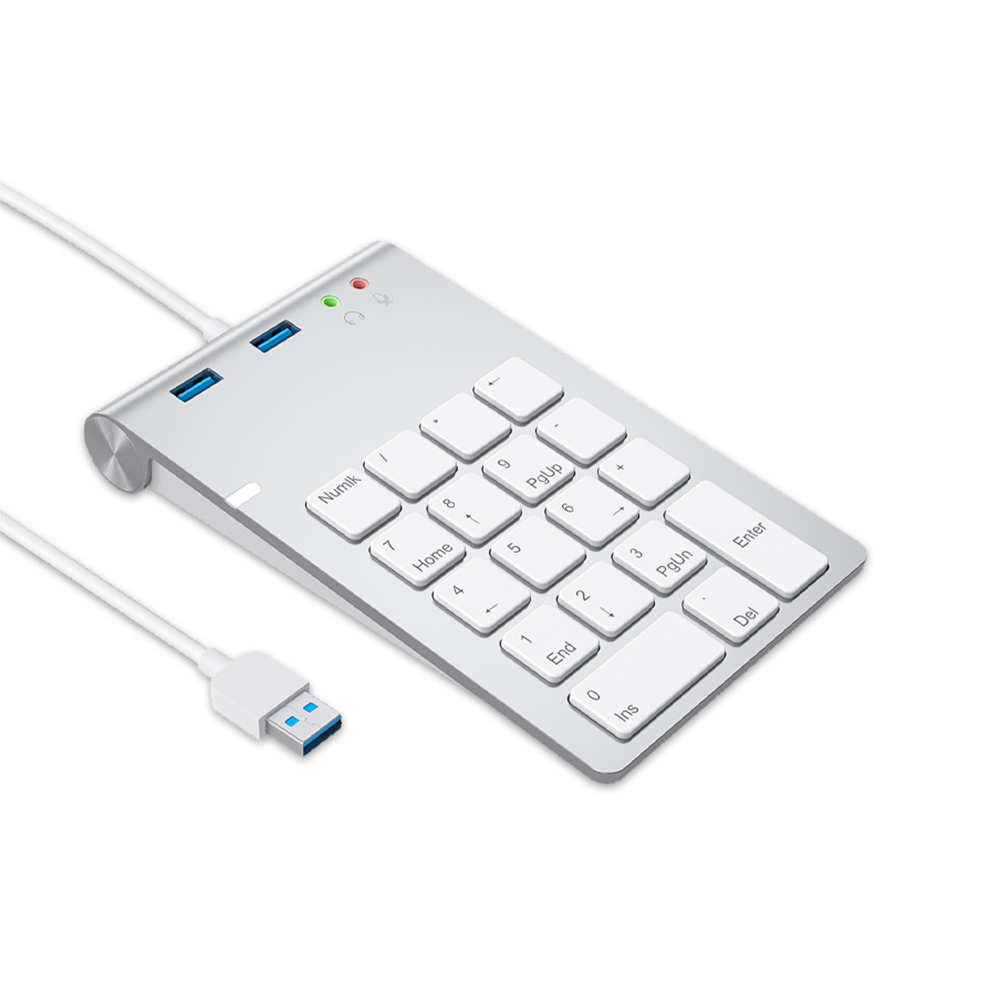 Vodool 18 Toetsen Numeriek Toetsenbord Keyboard Nu... – Vicedeal