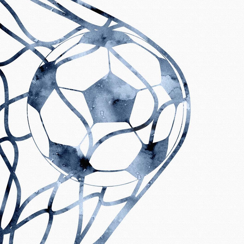 Ziel FußBall Leinwand Kunstdrucke Moderne Poster J... – Grandado