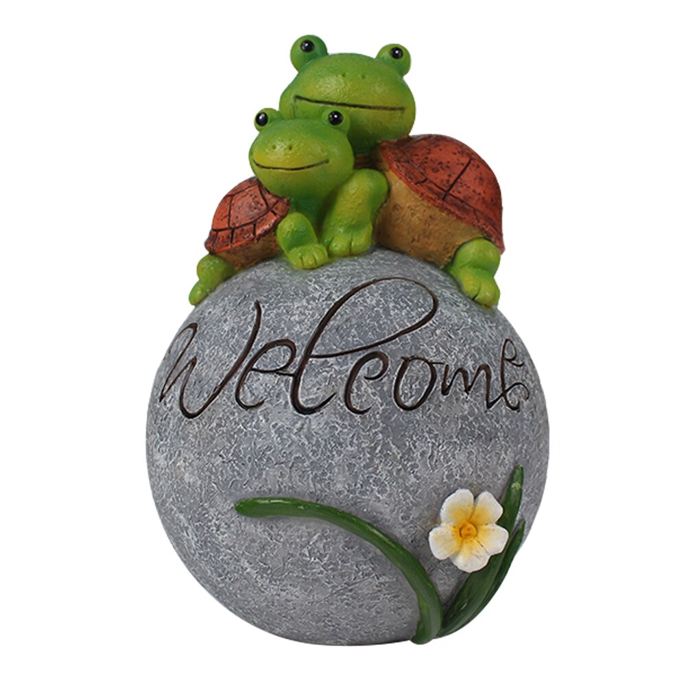 5.5Inch Garden Statue Turtles Ornament Welcome Tur... – Grandado