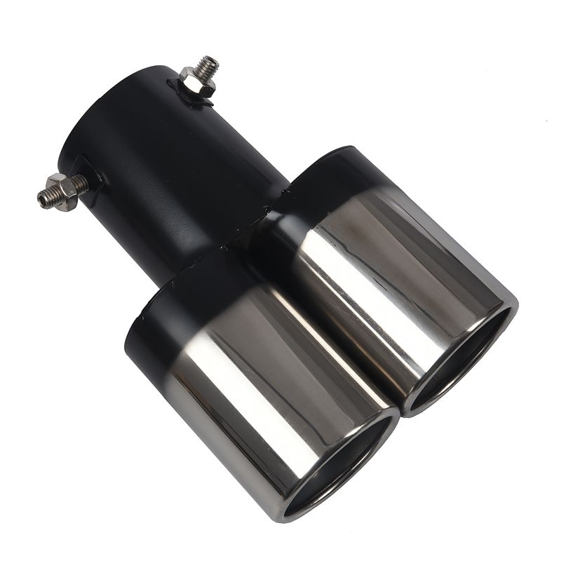 Universal Car Vehicle Exhaust Muffler Steel Tail P... – Vicedeal