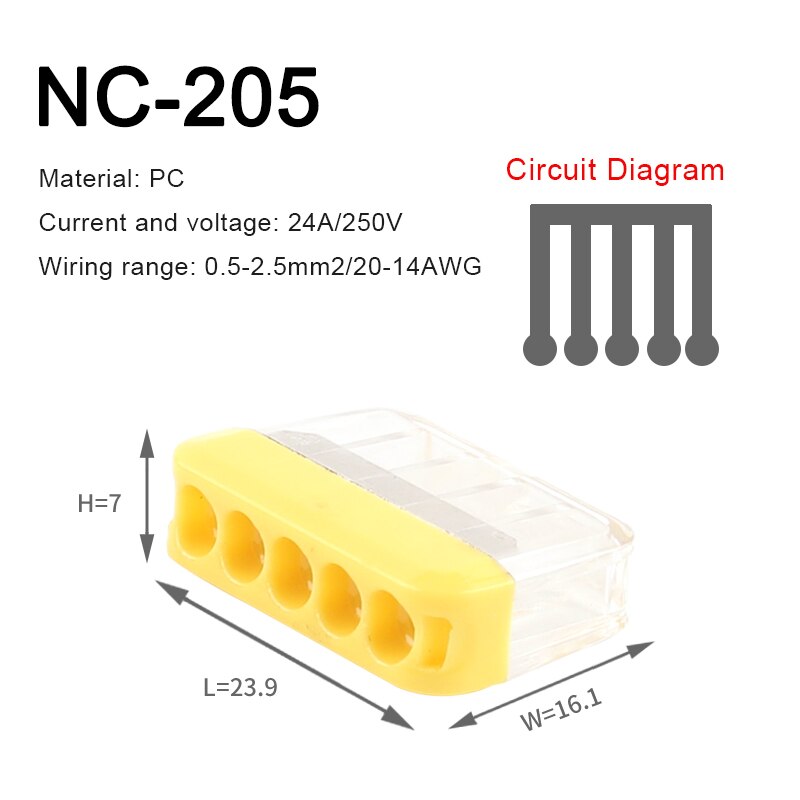 Mini Quick Draad Splicing Connector 2/3/5 Pin Awg ... – Vicedeal