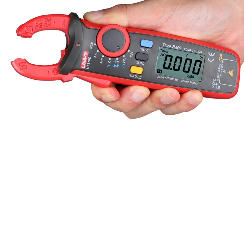 UNI-T UT210D Digital Clamp Meter Multimeter AC/DC ... – Vicedeal