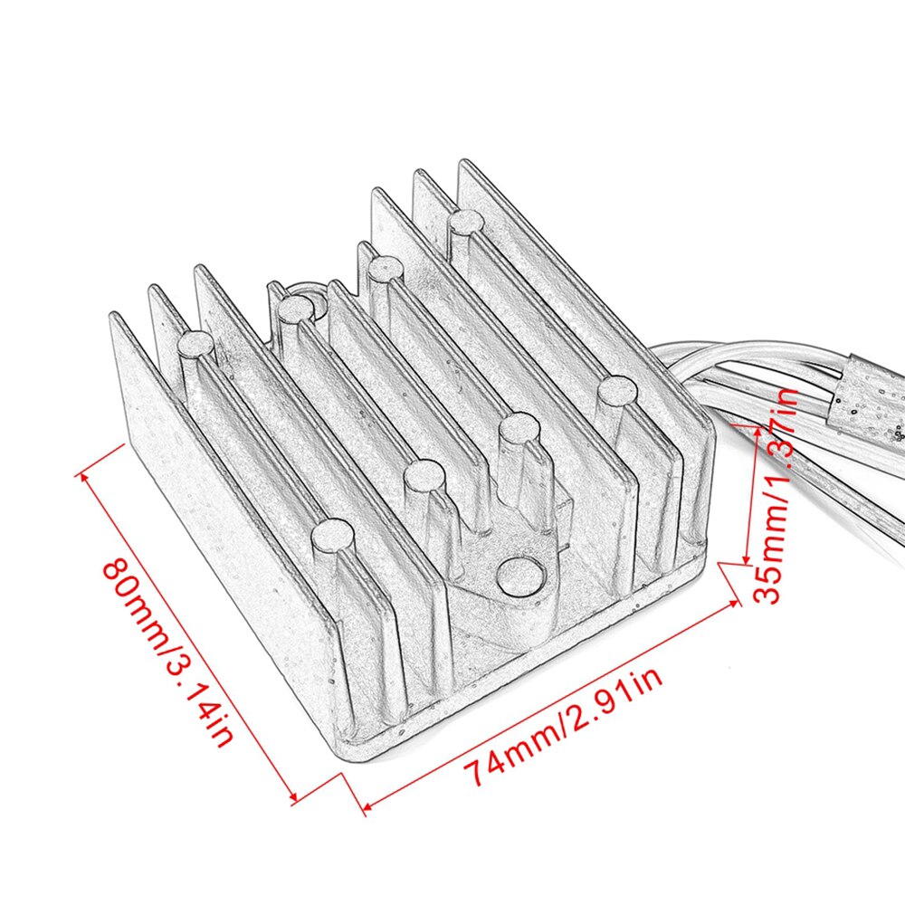 Motorcycle 12v Voltage Regulator Rectifier For Yam... – Grandado