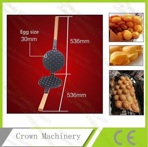 Hong kong egg waffle pan; Eggettes Egg Waffle make... – Grandado