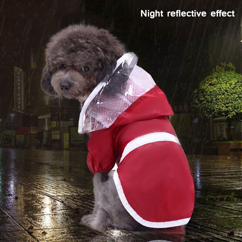 Reflective Raincoat French Bulldog Dog Clothes For... – Grandado