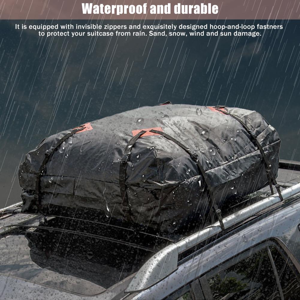 Car Rooftop Cargo Bag Cargo Carrier 15 Cubic Feet ... – Grandado