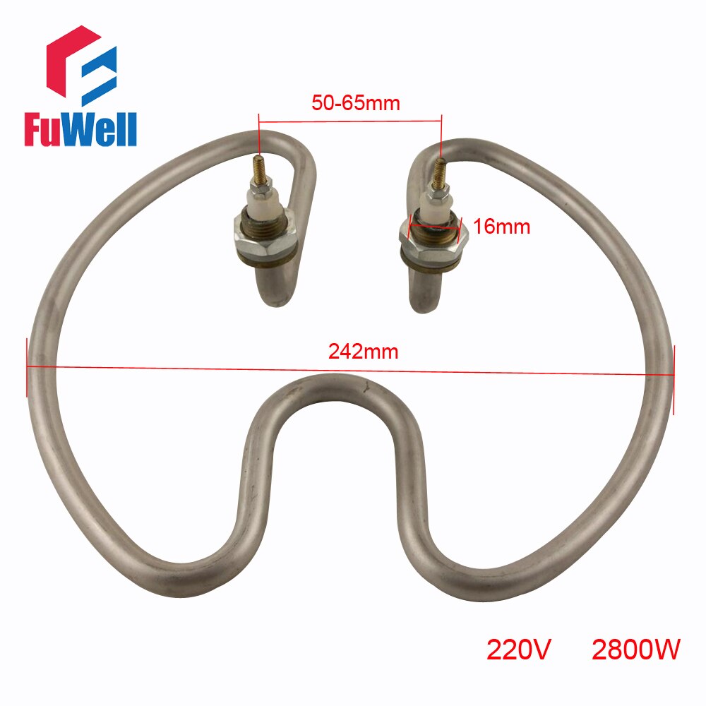 Stainless Steel Heating Tube Element 220V 2800W El... – Vicedeal
