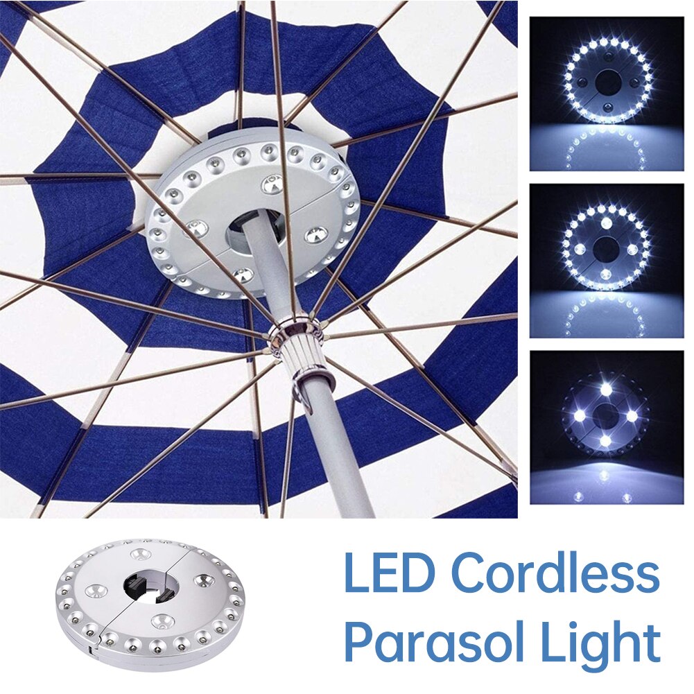 Tent Light Parasol Lamp Outdoor Cordless Patio Umb... – Grandado
