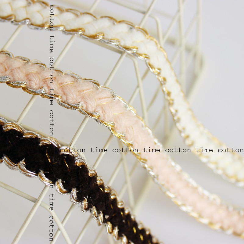 5 yards/lot Golden Braid Rope 2cm breed Naaien Acc... – Grandado