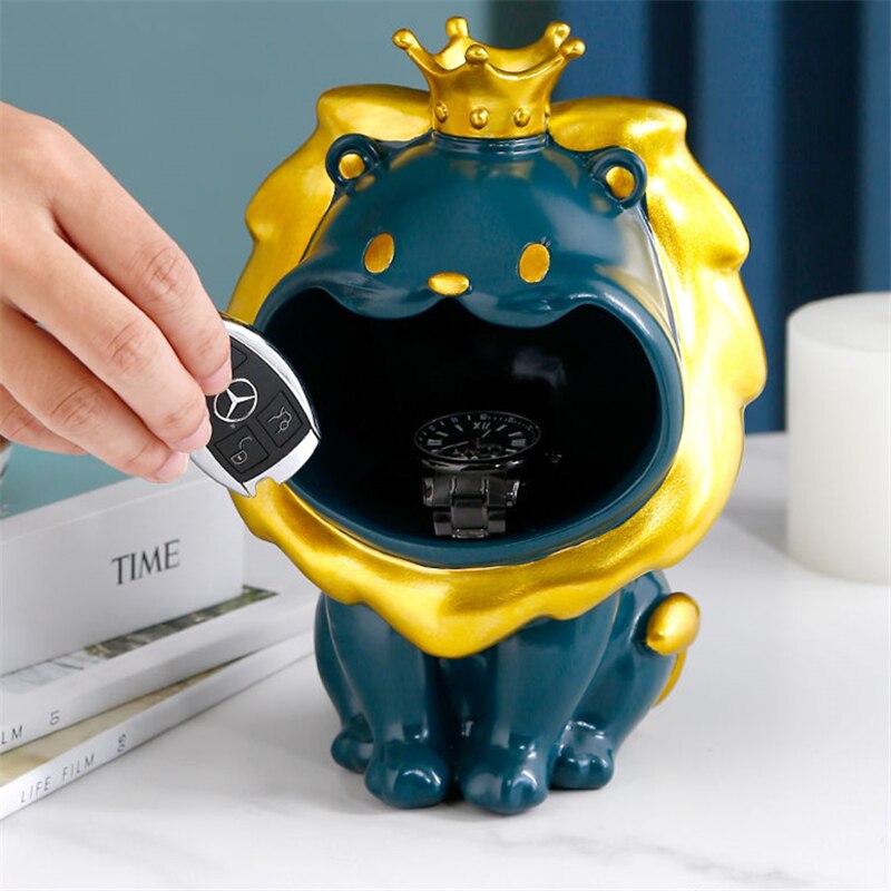 Statue Lion storage box Home Decoration decorative... – Vicedeal