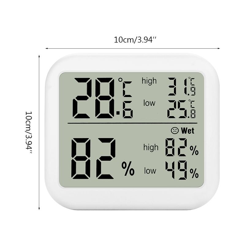 Digital Thermometer Humidity Monitor â & â ... – Grandado