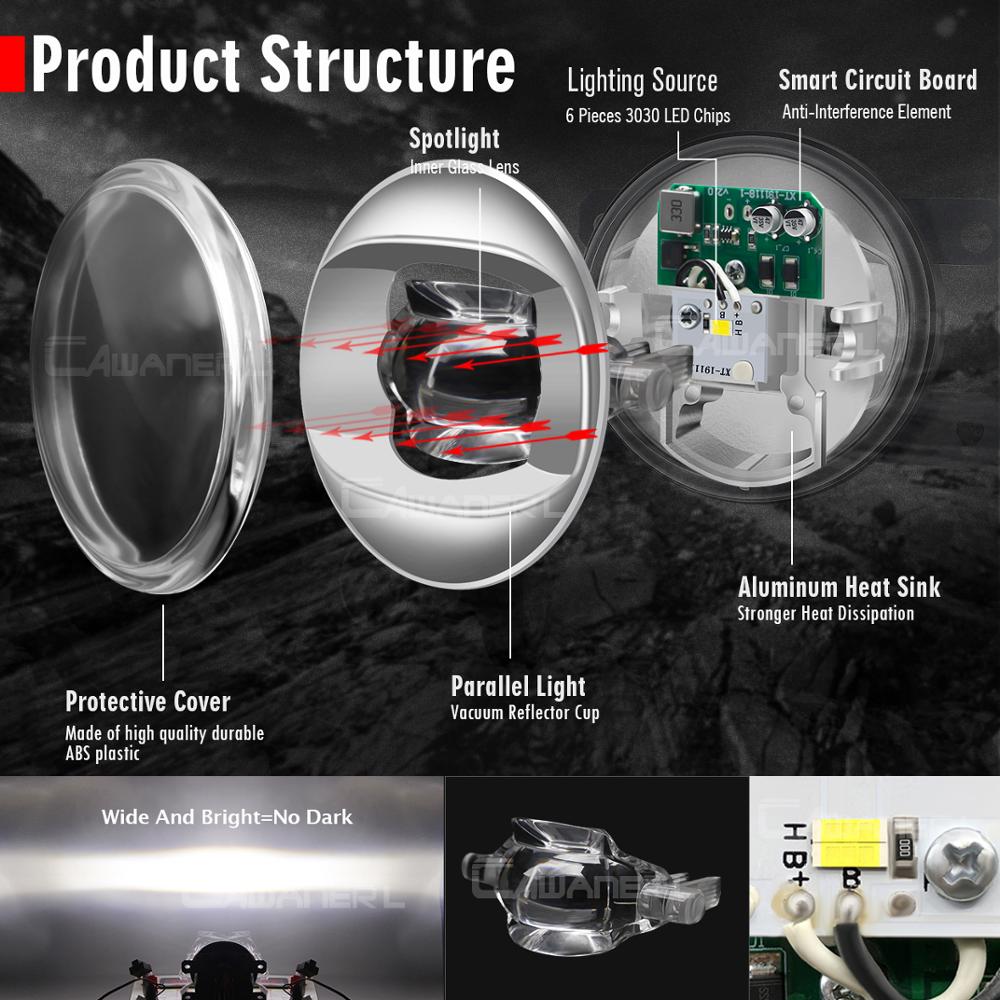 Dimljusenhet 30w 8000lm bil främre stötfångare led... – Vicedeal