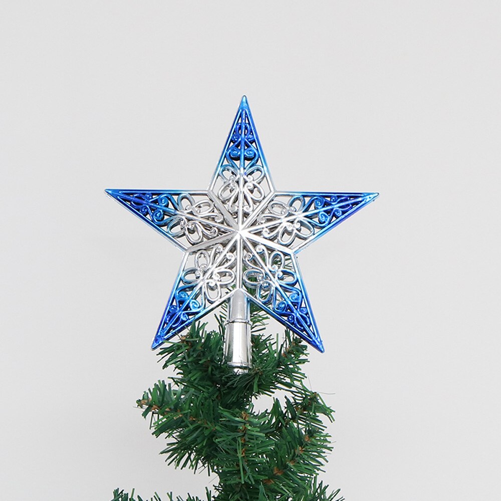 20cm 3D Five-Point Star Gold Powder Flash Star Chr... – Grandado