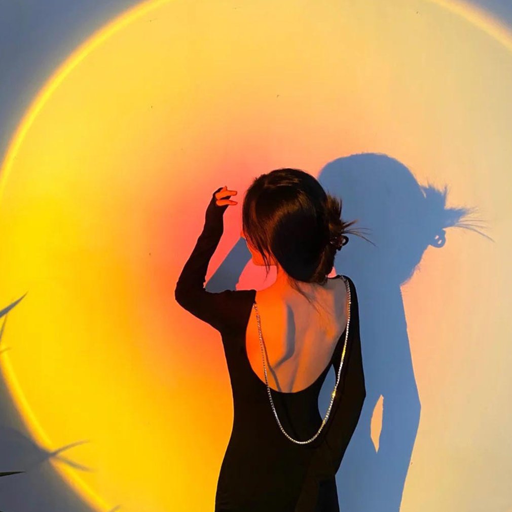 Sunset Lamp LED Net Red Rainbow Lamp Desk Lamp Flo... – Grandado