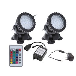 2 in 1 72 LED Remote Control Submersible Underwate... – Grandado