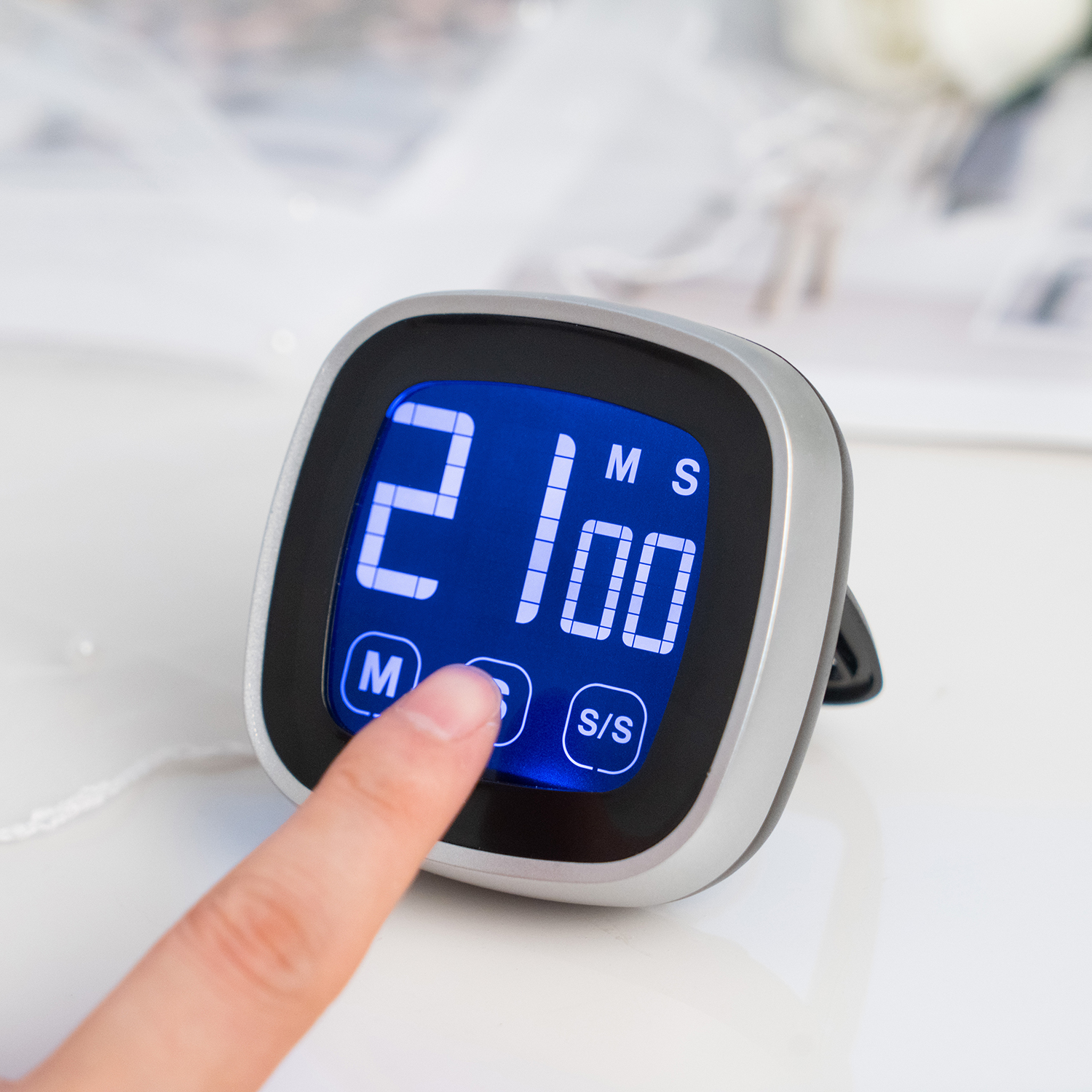 Digital Kitchen Timer Loud Alarm Magnetic Stand Bi... – Grandado