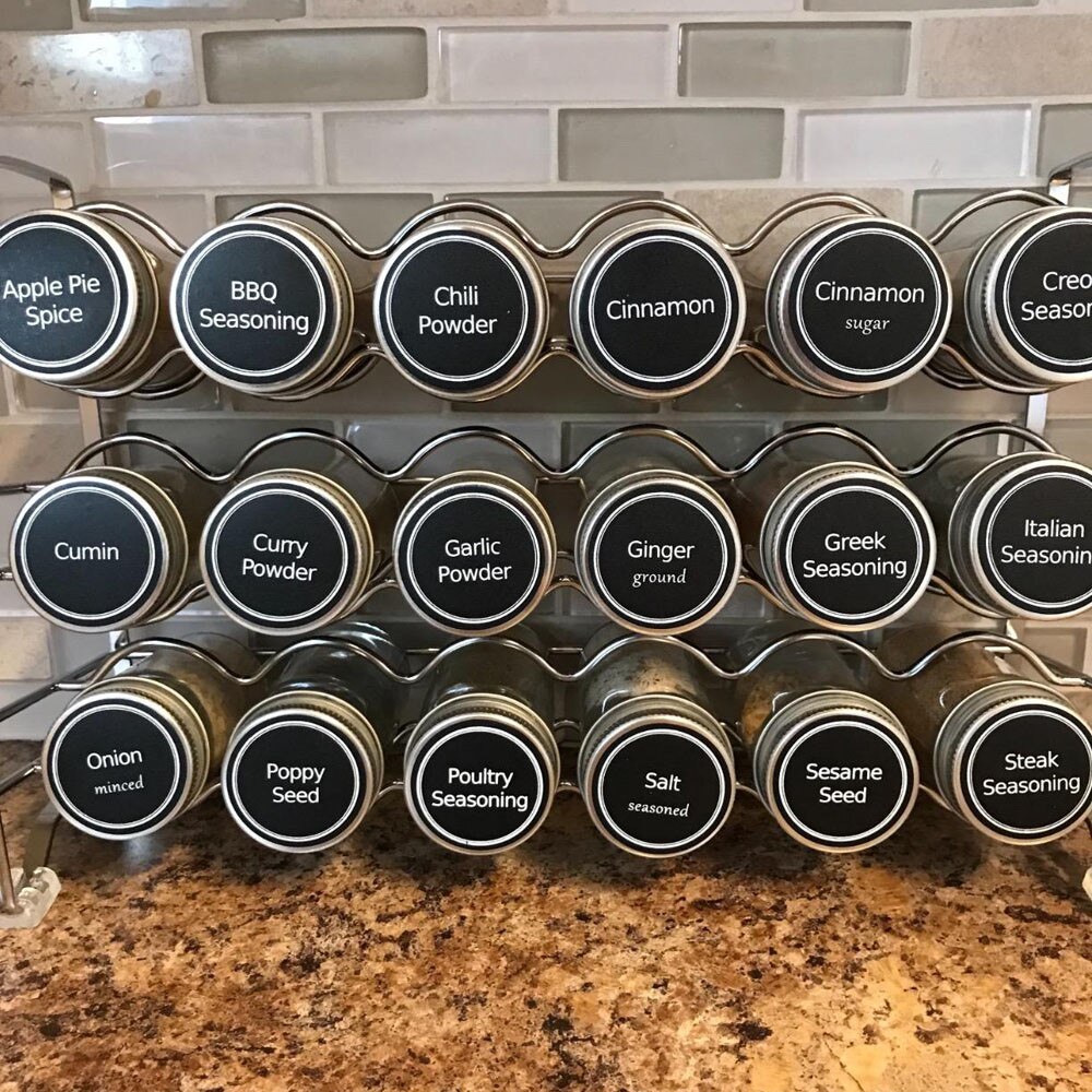Jar Stickers Kitchen Label Stickers Kitchen Storag... – Vicedeal
