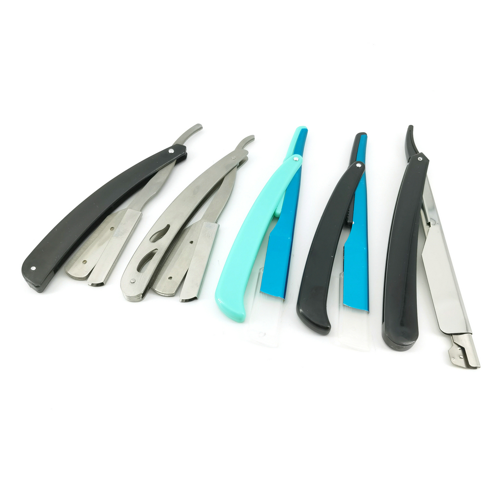 Stainless Steel Straight Edge Razor Barber Manual ... – Grandado