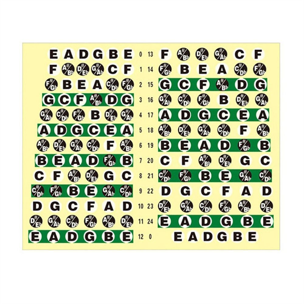 Fingerboard Stickers Beginner Musical Scale Fretbo... – Vicedeal