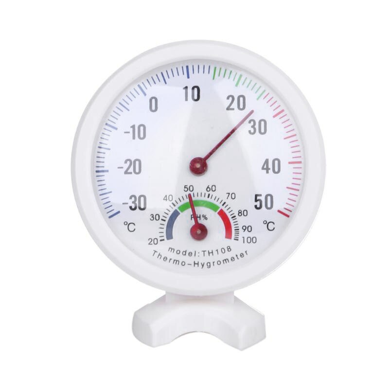 Th108 mini klockformade skala termometer och hygro... – Grandado