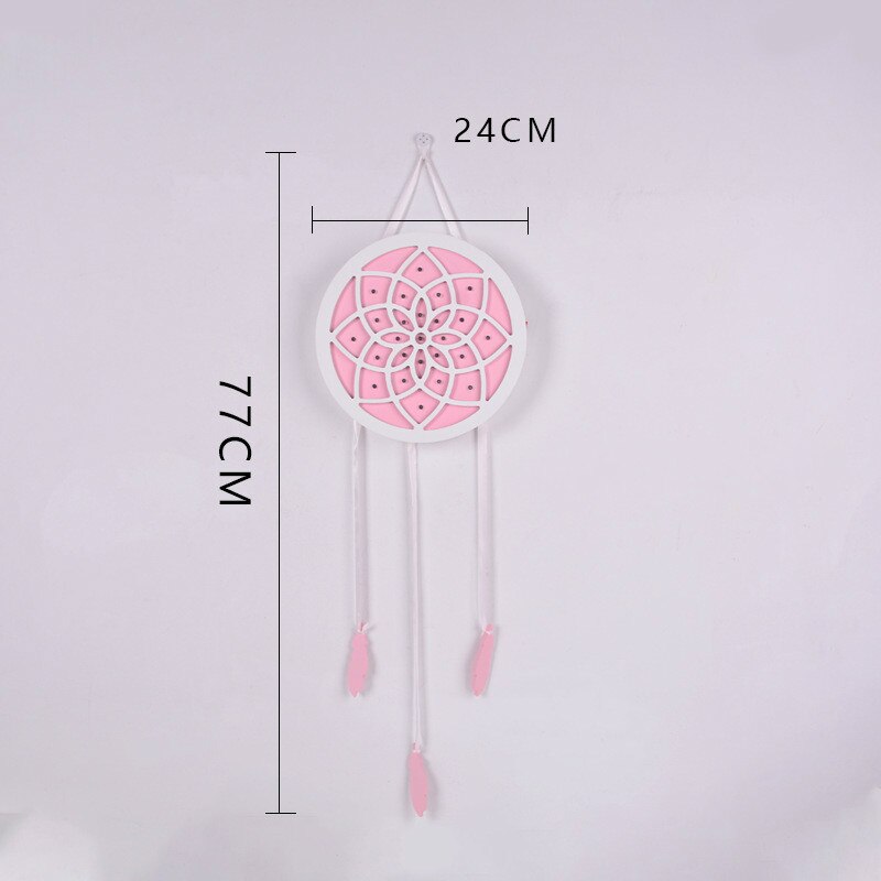 Ins Pink Style Wooden Decoration for Children Bedr... – Grandado