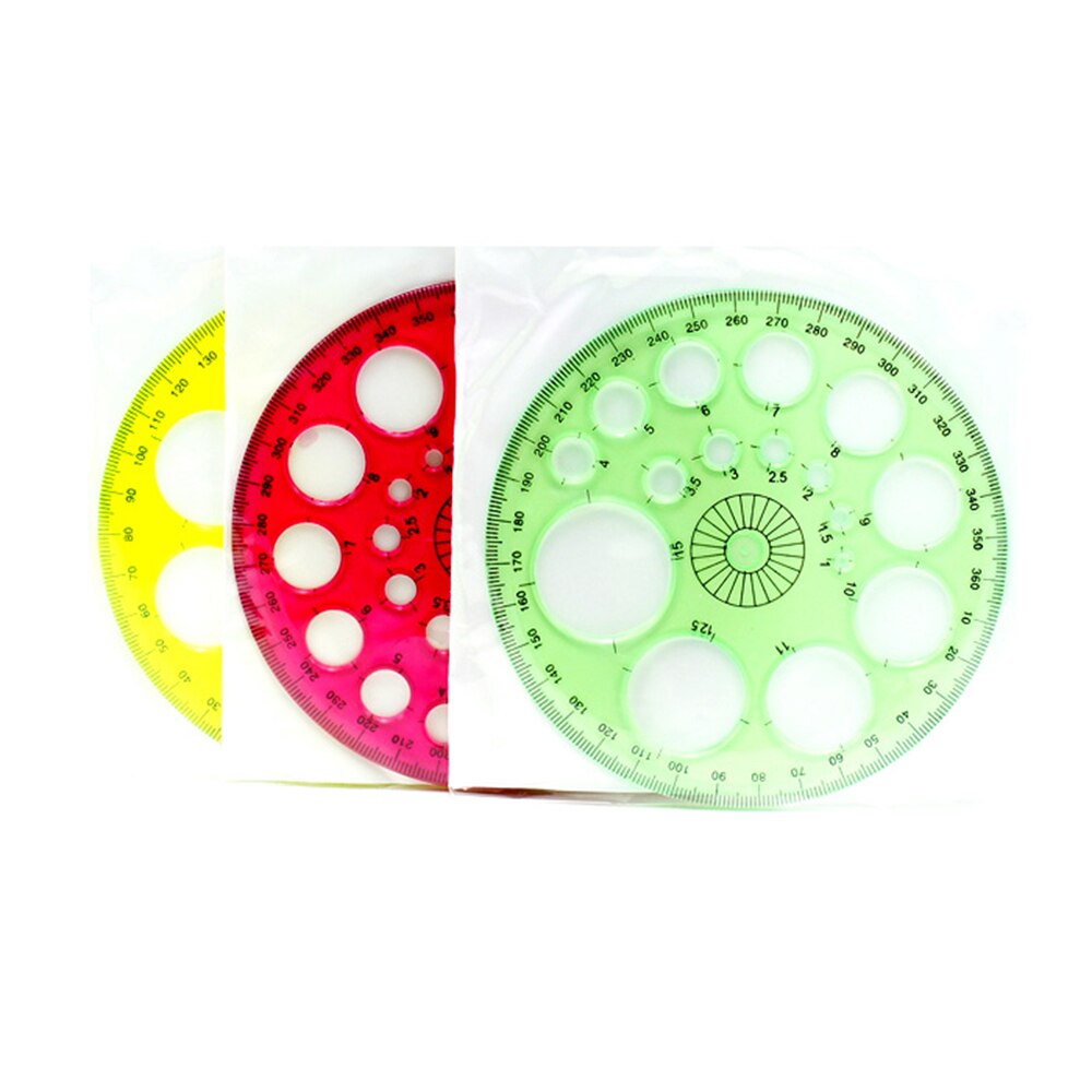 360 Degree Protractor All Round Ruler Template Cir... – Vicedeal