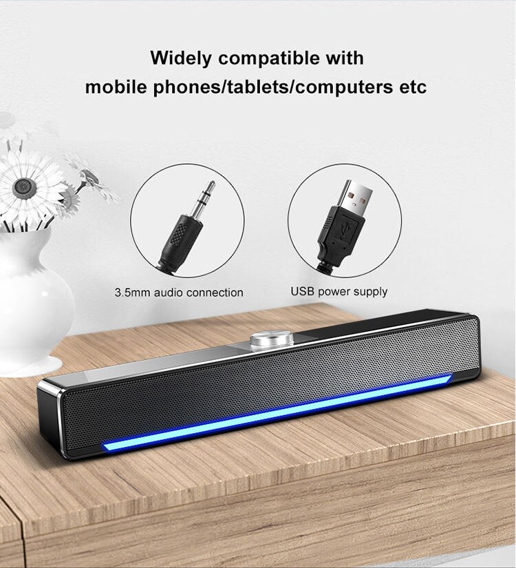Njsj Tv Soundbar Sound System Met Universele Knop ... – Vicedeal