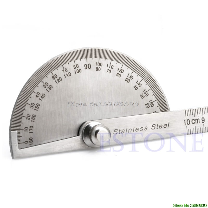 Stainless Steel 180 degree Protractor Angle Finder... – Grandado
