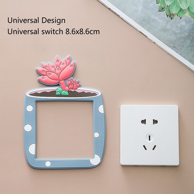 Switch Sticker Cartoon Cactus Switch Cover Succule... – Grandado