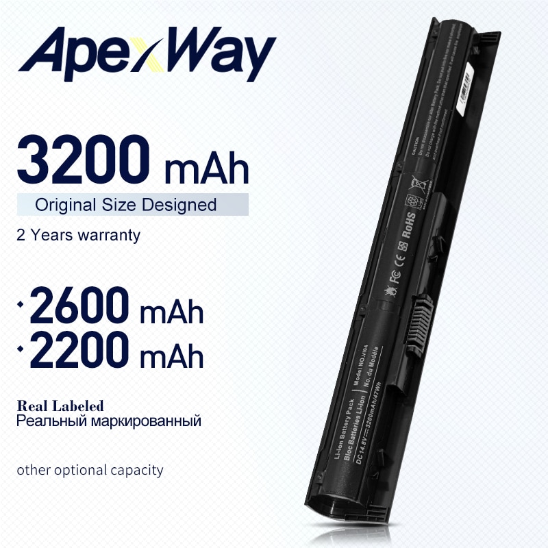 ApexWay VI04 Battery for HP Pavilion 14 15 17 ENVY... – Vicedeal