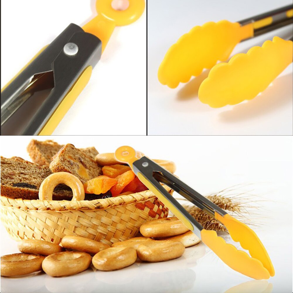 Pince à nourriture en Silicone pince à cuisine pin... – Grandado