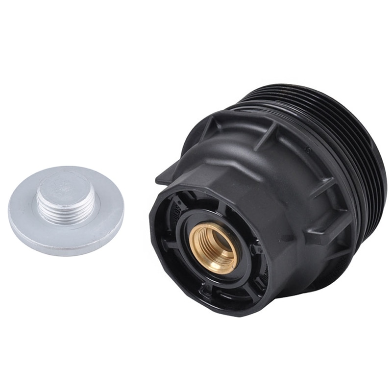 Engine Oil Filter Housing Cap with Drain Plug for ... – Vicedeal
