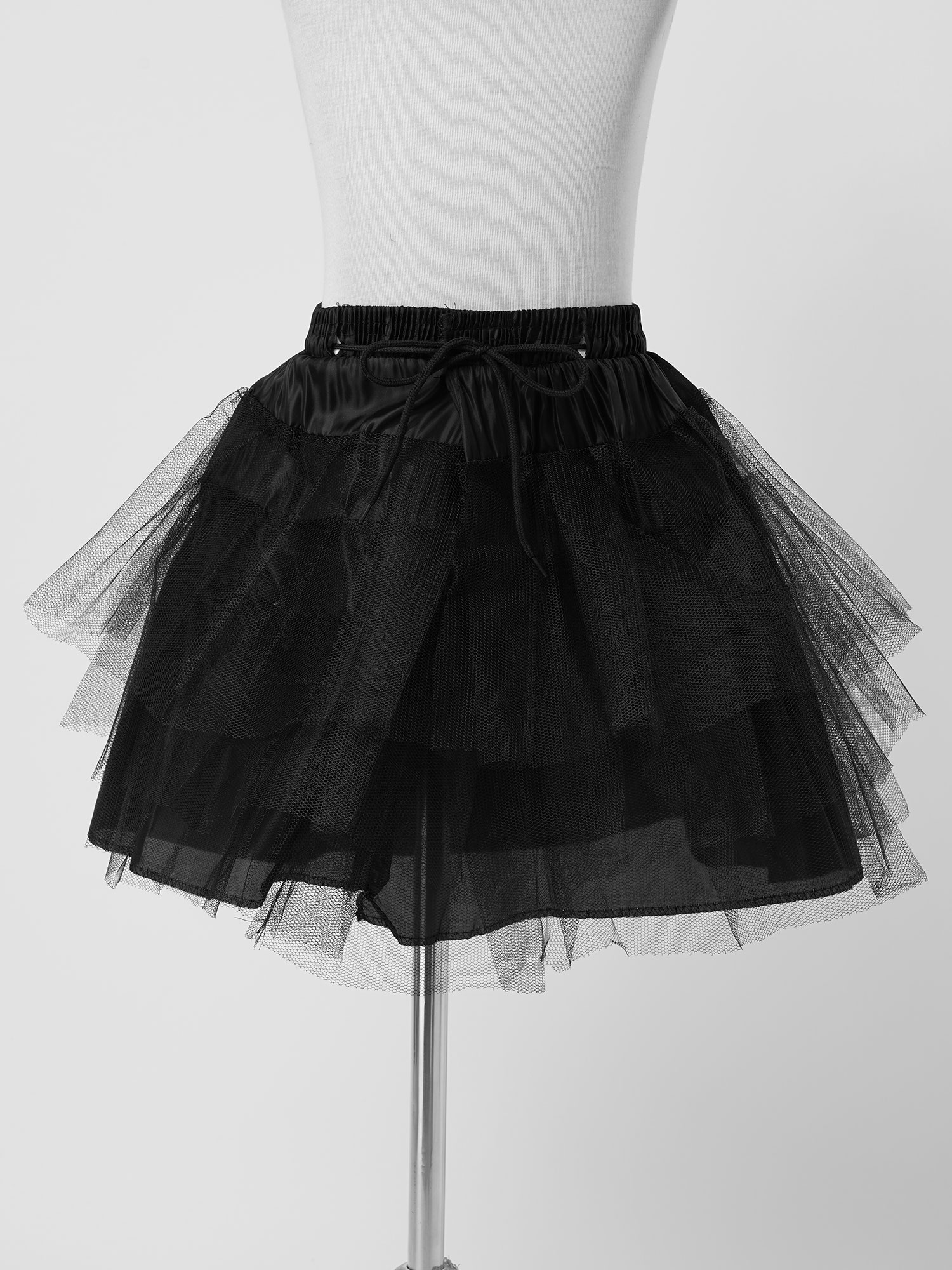 Kids Girls A-line Pleated Crinoline Wedding Pettic... – Grandado