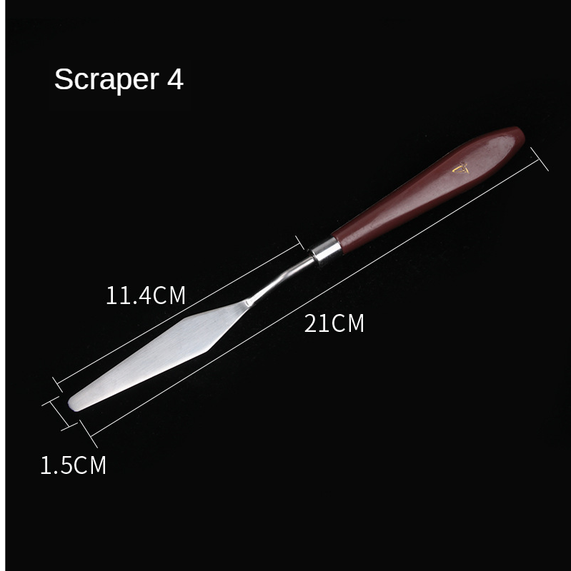 Oil Painting Knife Stainless Steel Oil Color Scrap... – Grandado