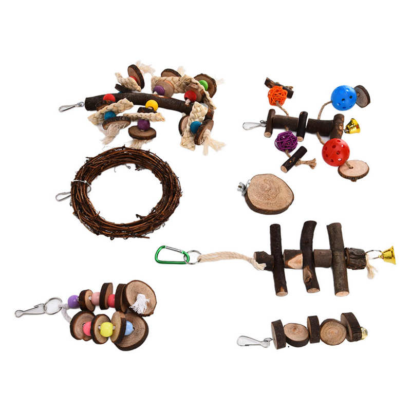 Papegaai Blok Speelgoed Papegaai Kauwen Speelgoed ... – Vicedeal