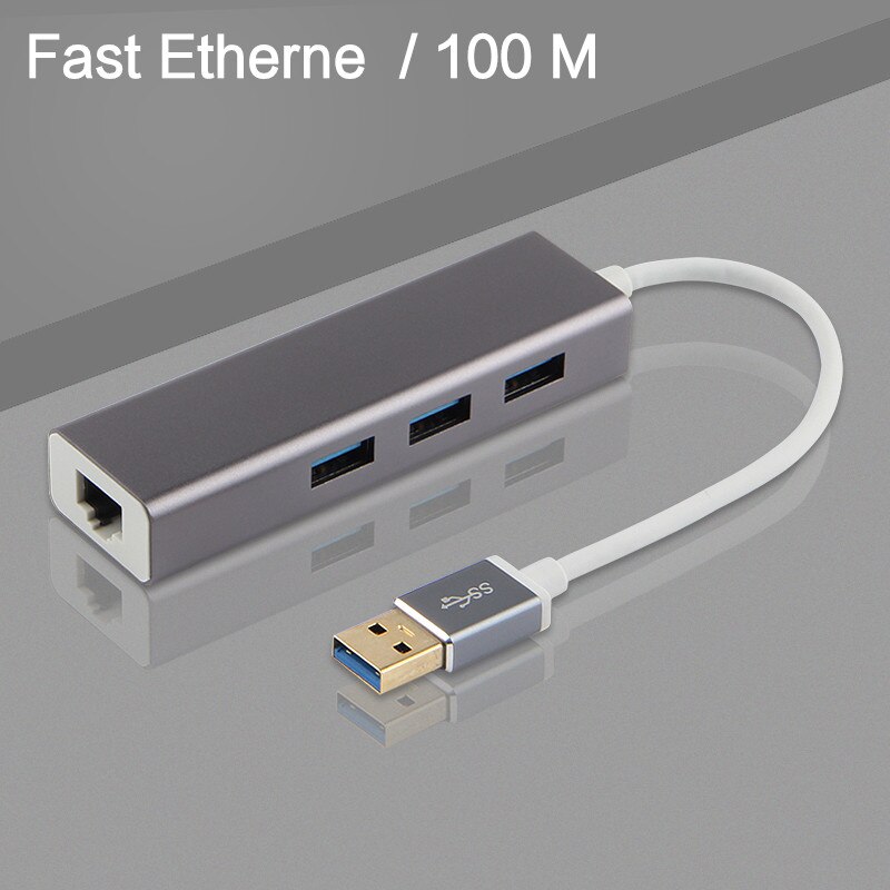 AJIUYU USB HUB USB 3.0 To Gigabit Ethernet Adapter... – Grandado