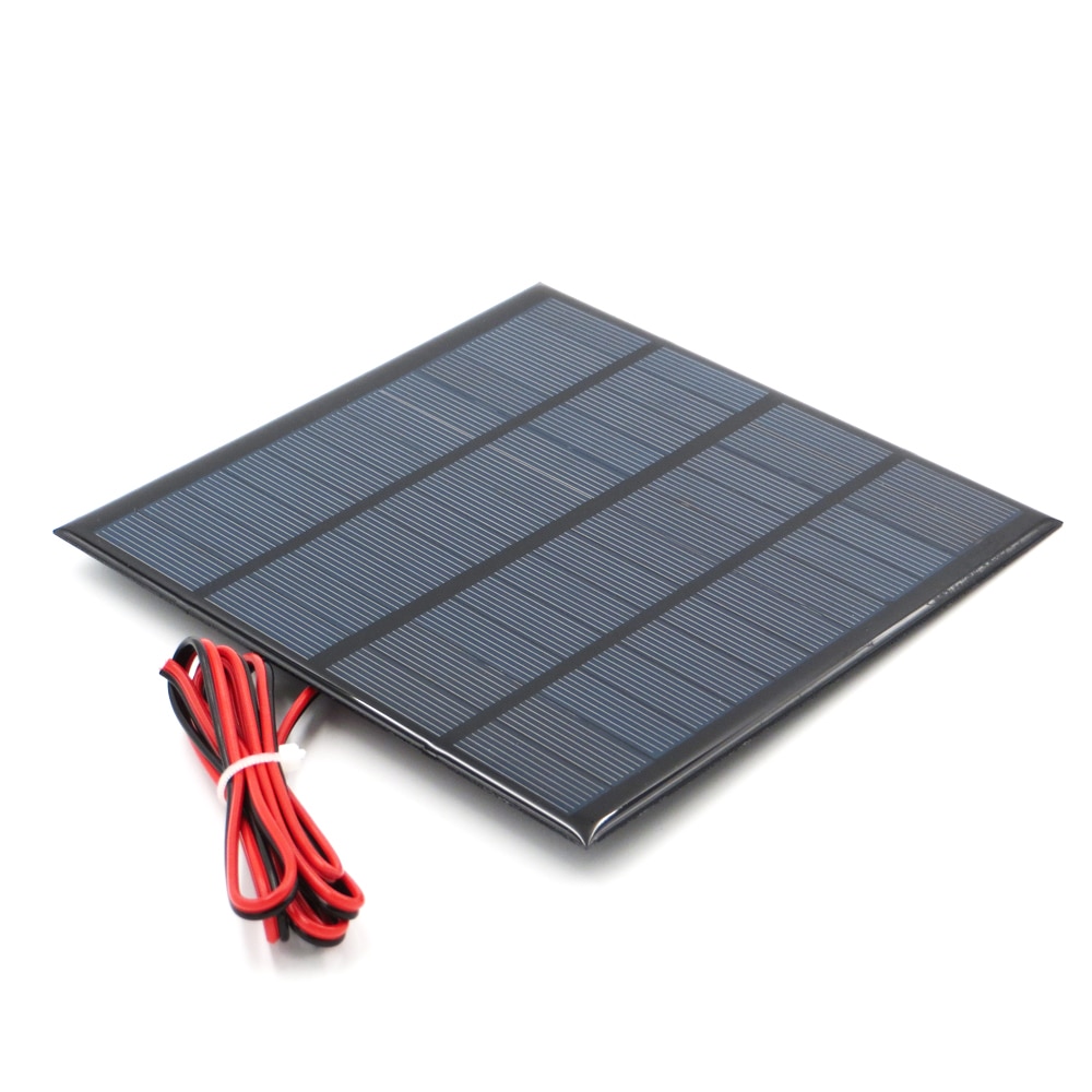 12v 18v solcellepanel med 100/200cm- leder mini so... – Grandado