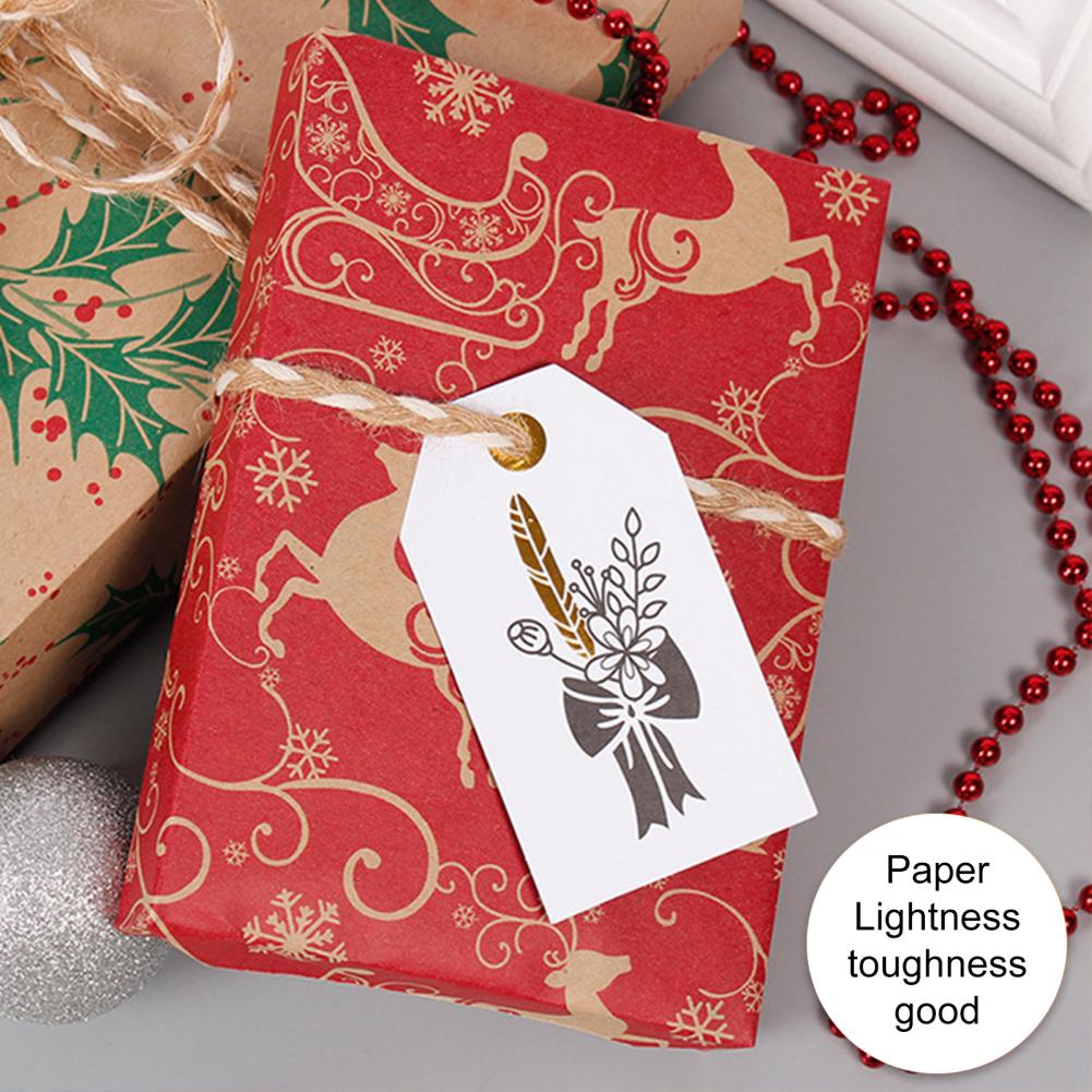 10Pcs Christmas Wrapping Craft Paper Roll DIY Pape... – Vicedeal