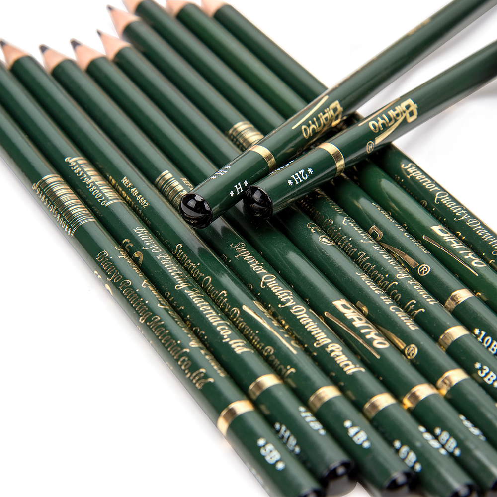 Bianyo 12pcs H-12B Drawing Sketch Pencil Set Soft ... – Grandado